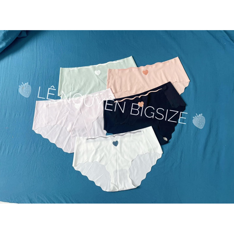(60-80kg ) QUẦN LÓT SU TRÁI TIM BIGSIZE ( có che tên ) | Shopee Việt Nam