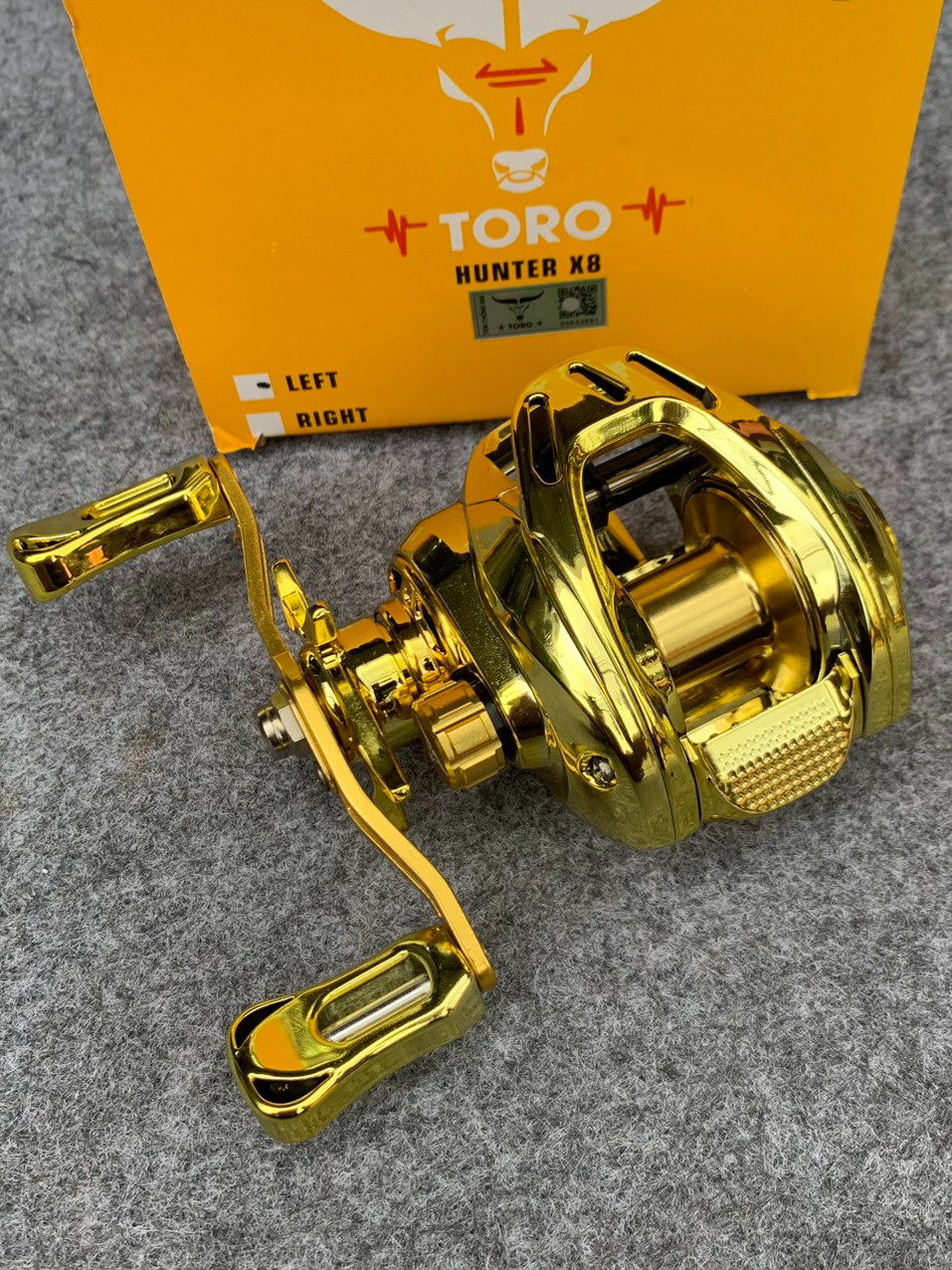 [máy câu ngang] toro hunter X8 có tiếng drag click - trái phải | Shopee ...