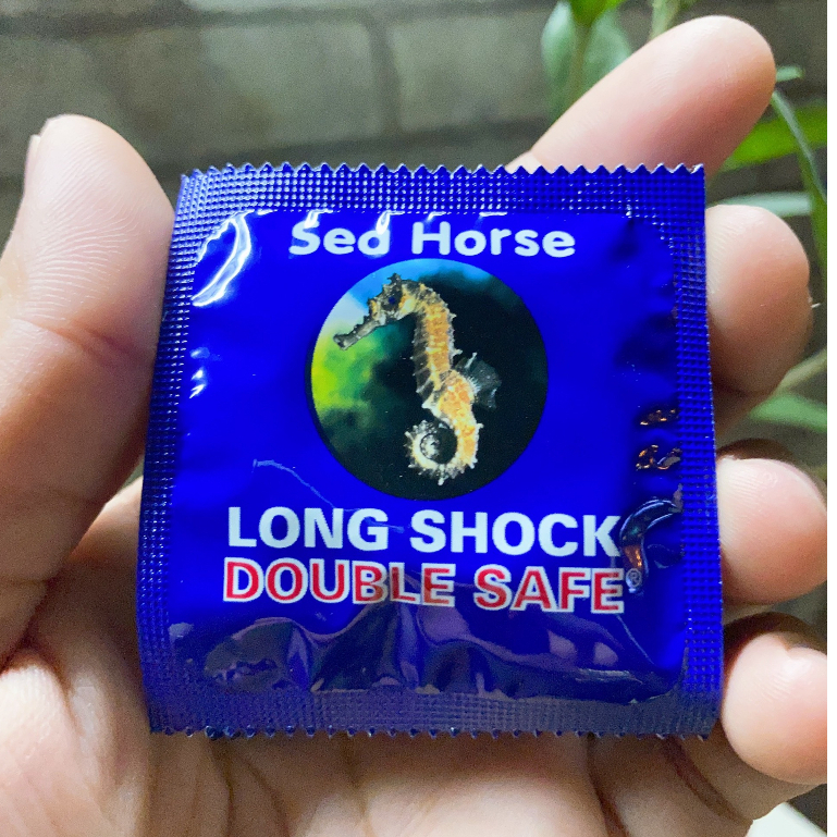Bao cao su Kéo dài thời gian Cá Ngựa Doublesafe Long Shock - 1 cái ...