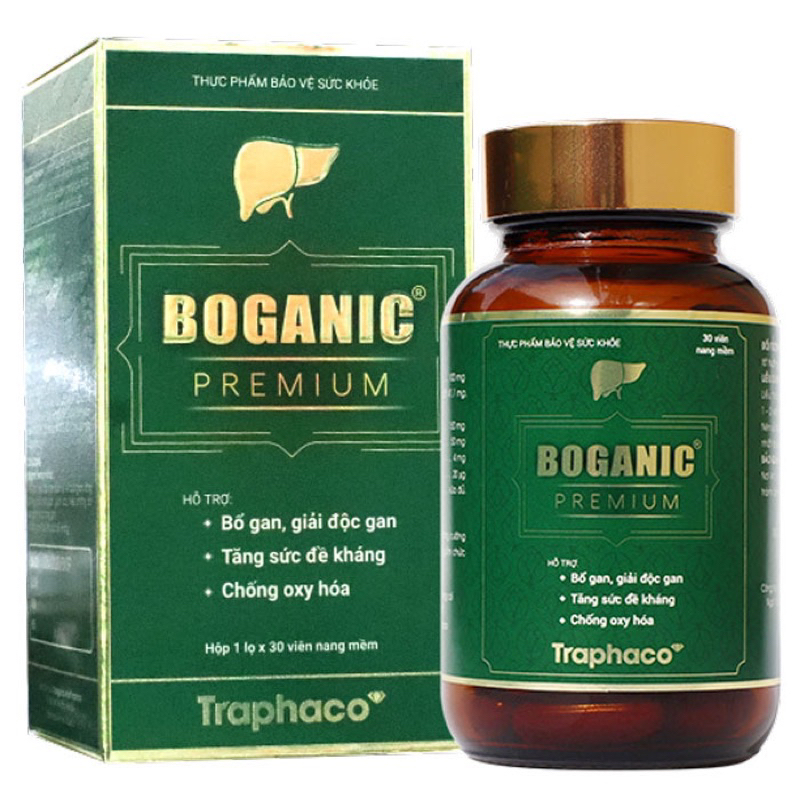 BOGANIC PREMIUM TRAPHACO(Mua 10 tặng 1) Bổ Gan, Giải Độc Gan, Tăng Sức ...