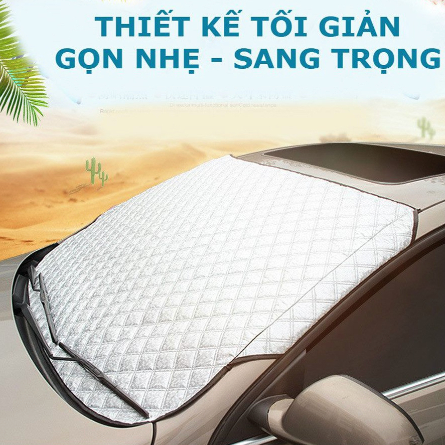 Bạt Che Nắng Ô Tô Kính Lái 4 Lớp Cách Nhiệt Phù Hợp Xe Sedan, Suv, Mvp ...