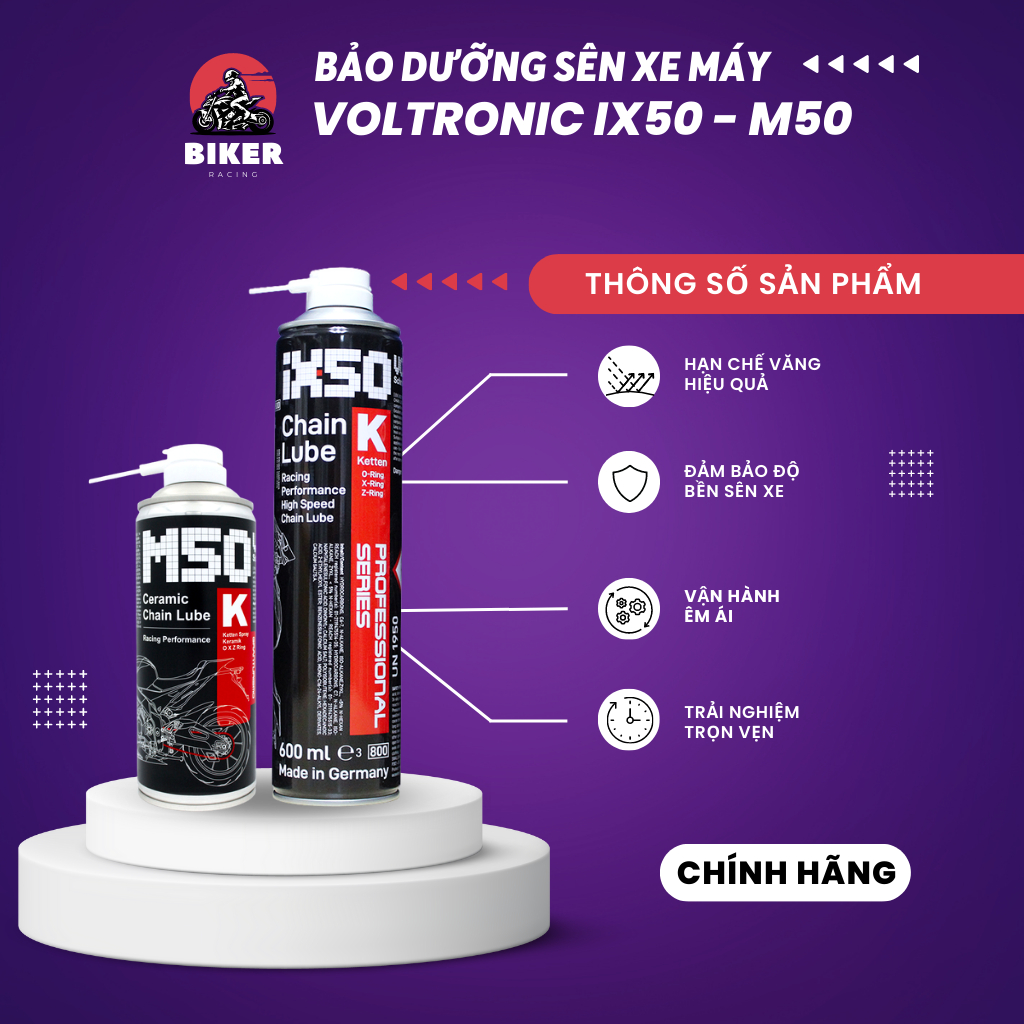 Dưỡng sên Voltronic IX50 ( 400ml ) , M50K Ceramic , ix50 Jumbo (600ml ...