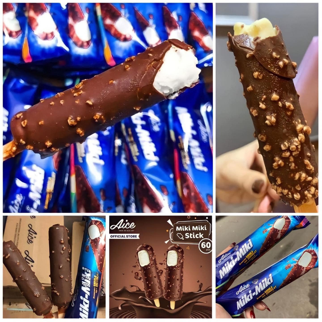 [Hoả Tốc Hà Nội] Kem AICE Miki Miki Vỏ Giòn Socola Hạnh Nhân - Kem Aice ...