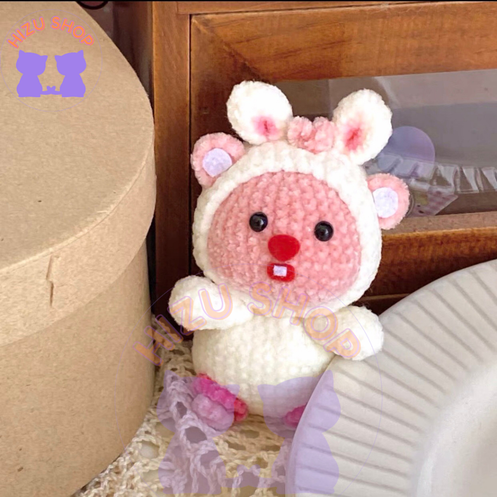 Móc Khóa Hải Ly Loopy Cosplay Bằng Len (Len Móc Handmade) | Shopee Việt Nam