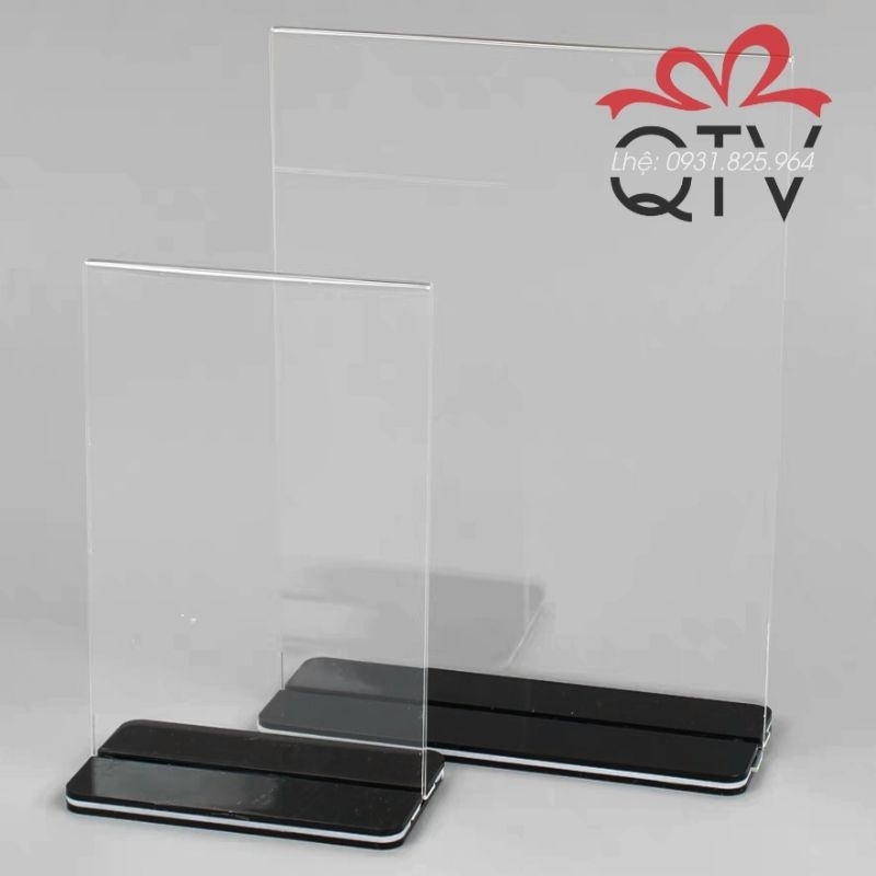 Standee menu mica đài loan để bàn khổ A4, A5, A6 | Shopee Việt Nam