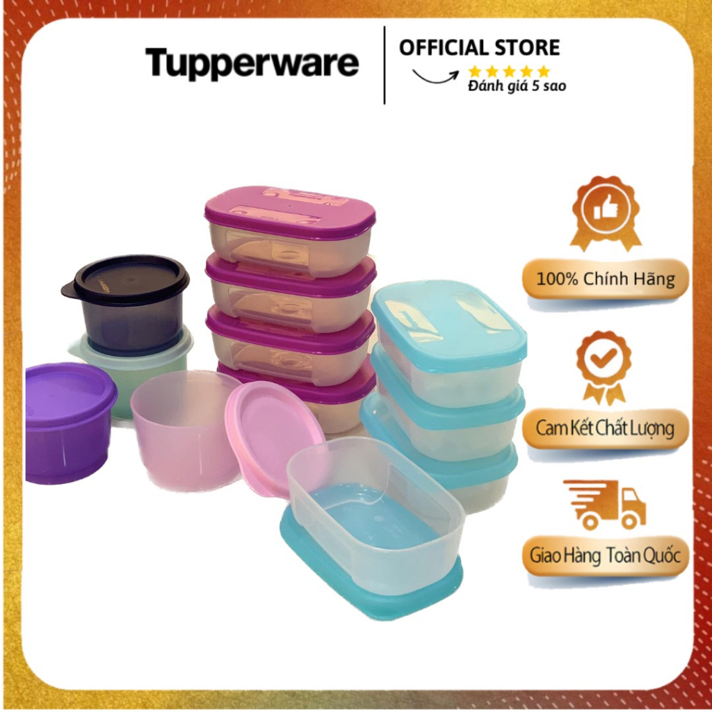 Hộp Chia Đồ Ăn Dặm Tupperware Mini 60ml/140ml/200ml/290ml/300ml ...