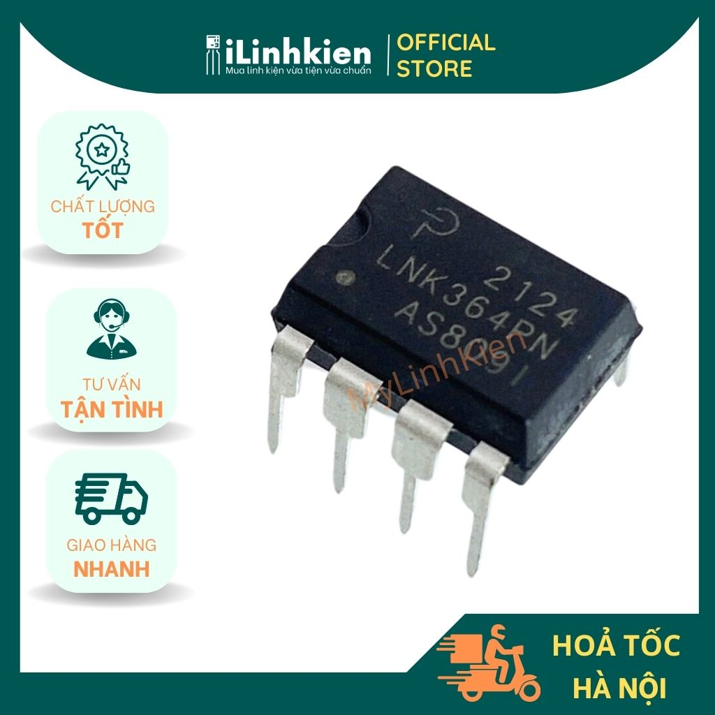 LNK364 IC nguồn LNK364PN DIP-7 chính hãng chất lượng cao. | Shopee Việt Nam
