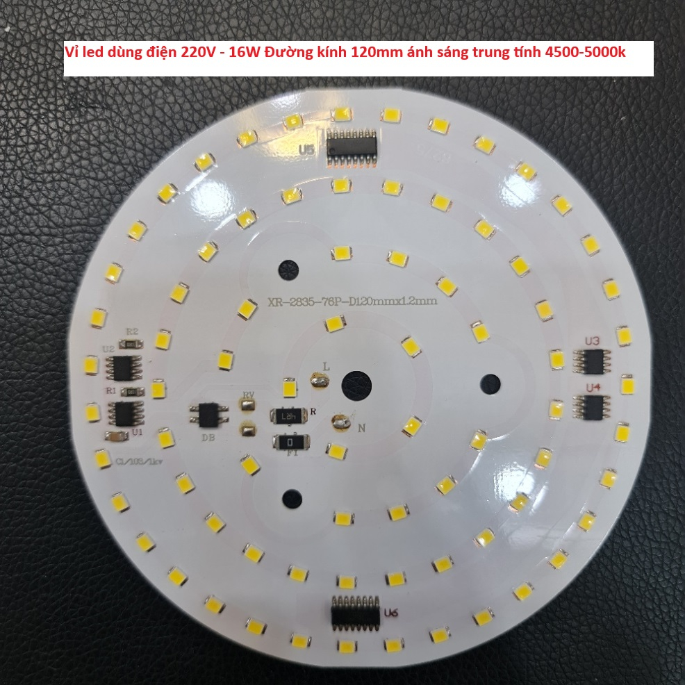 Vỉ led tròng 7W, 9W,12W,16W thay thế cho đèn âm trần 1 màu và 3 chế độ màu | Shopee Việt Nam