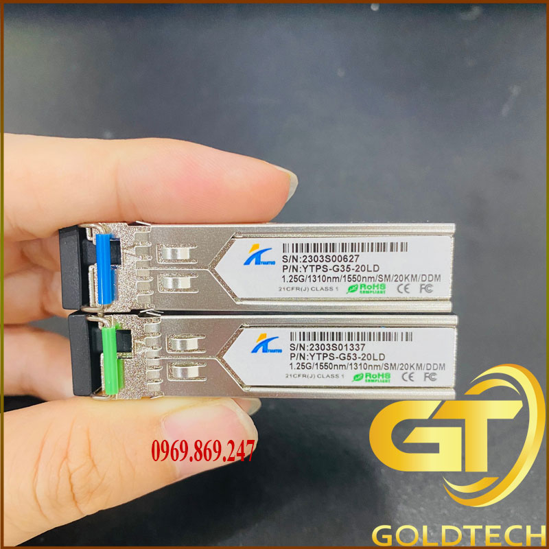 Module quang 1 sợi 1.25G WINTOP 20Km Module quang SFP Singlemode ...