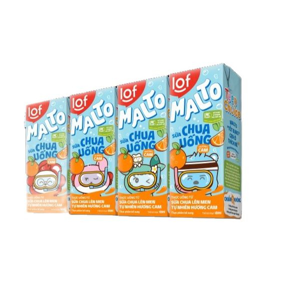 Lốc 4 hộp sữa Lof malto 180ml | Shopee Việt Nam