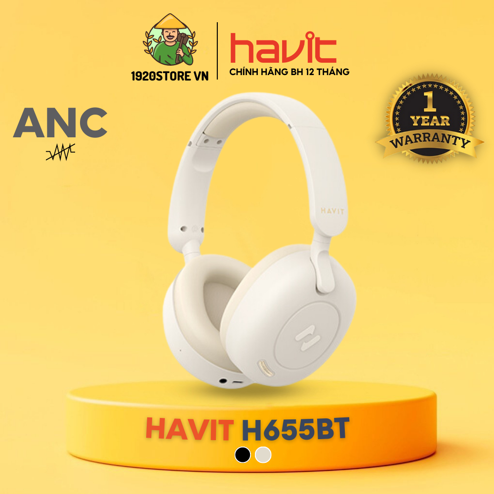 【Hỏa Tốc HCM】Tai Nghe Headphone Bluetooth HAVIT H655BT, Chống Ồn Chủ Động ANC, Gamemode 60ms ...