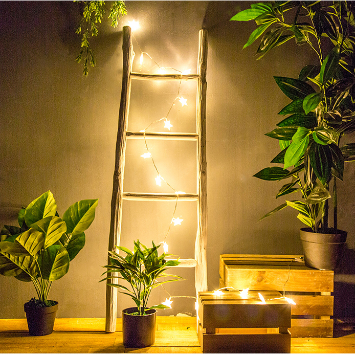 Thang Gỗ Decor, Thang Gỗ Trang Trí Treo Phụ Kiện Chụp Ảnh ( Đã sơn Pu ...