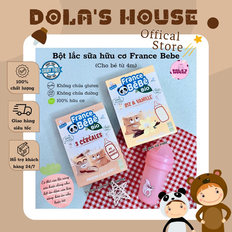 BỘT LẮC SỮA FRANCE BEBE BIO CHO BÉ 4M+ | Shopee Việt Nam