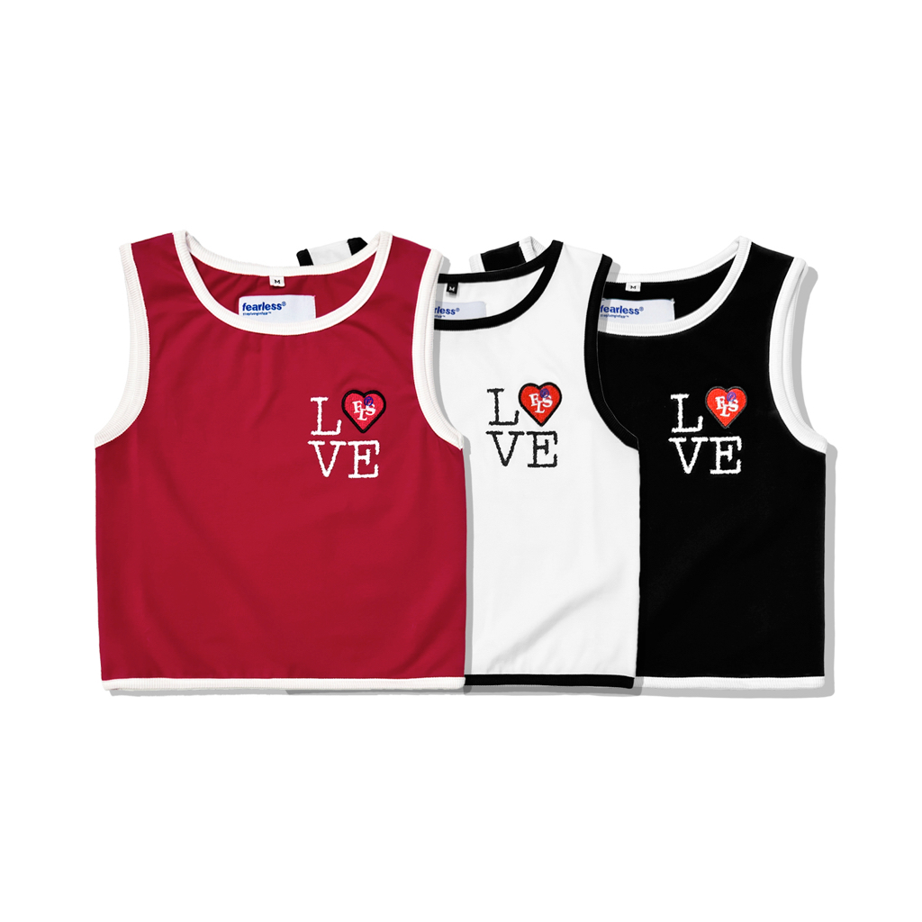 Áo thun ba lỗ nữ FEARLESS Love cotton 4 chiều 225gsm | Shopee Việt Nam