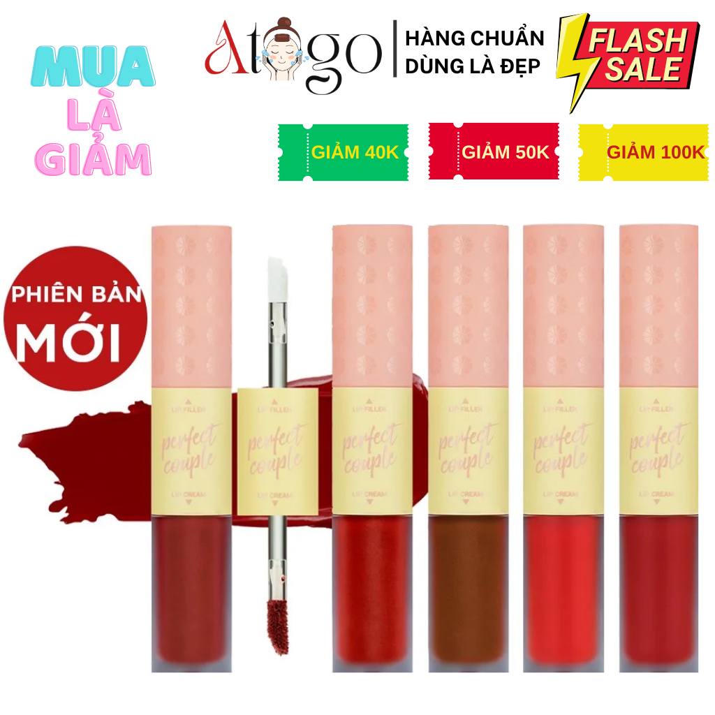 Son Kem lì 2 đầu phiên bản mới Lemonade Perfect Couple Lip Ver.2 7.5g ...