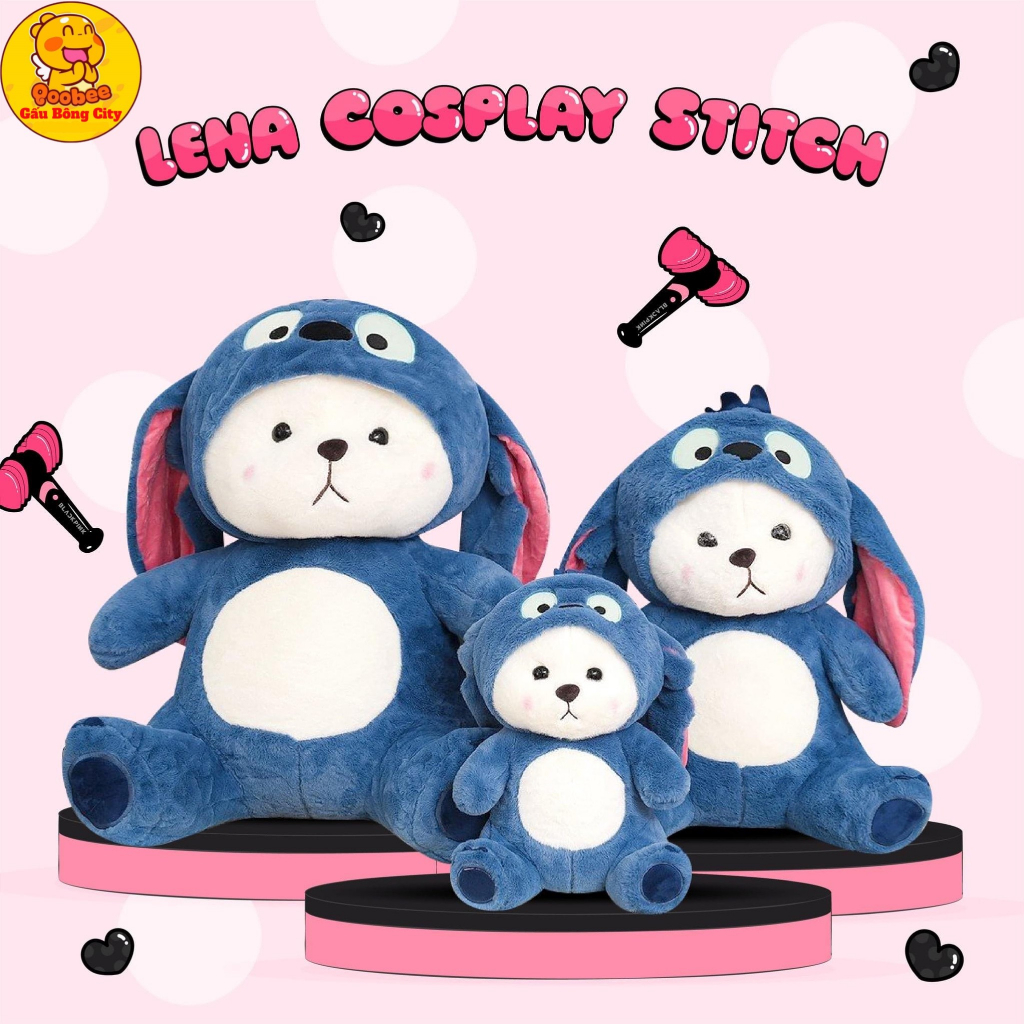 Gấu Bông Lena Cosplay Stitch Mềm Mịn - Lena Mặc Áo Cosplay Hottrend ...