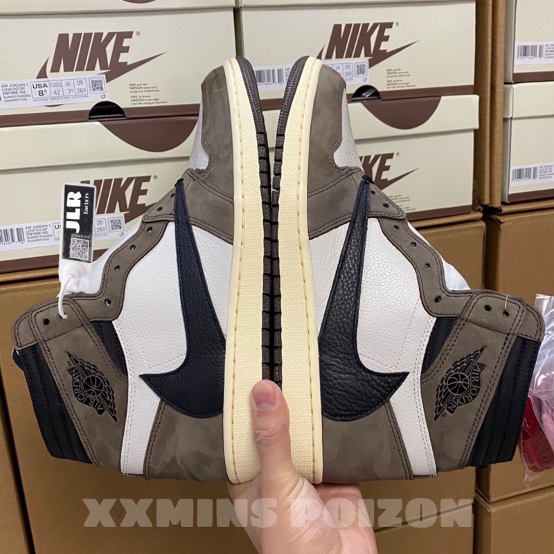 Giày Travis Scott x Air Jordan 1 Retro High (Best JLR) | Shopee Việt Nam