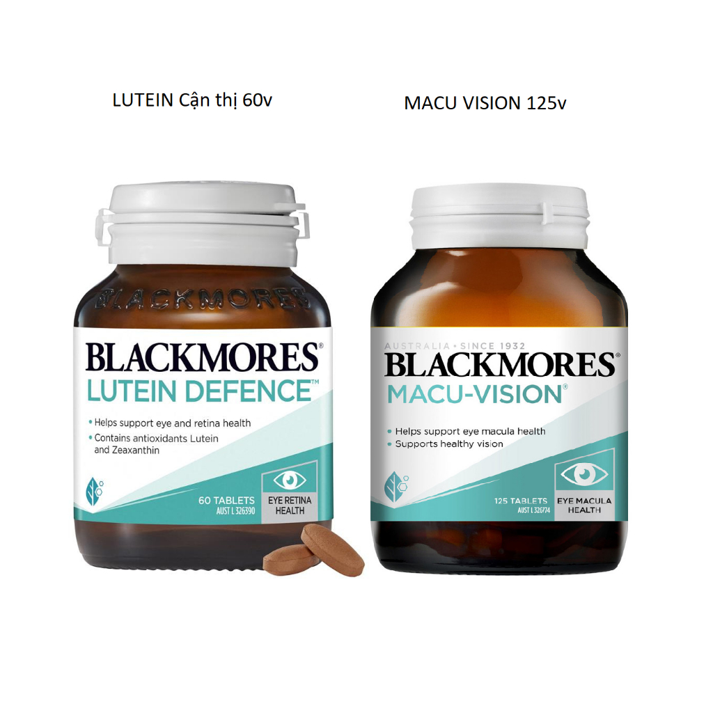 [HSD 2028] Viên uống bổ mắt tăng cường thị lực Blackmores Macu Vision ...