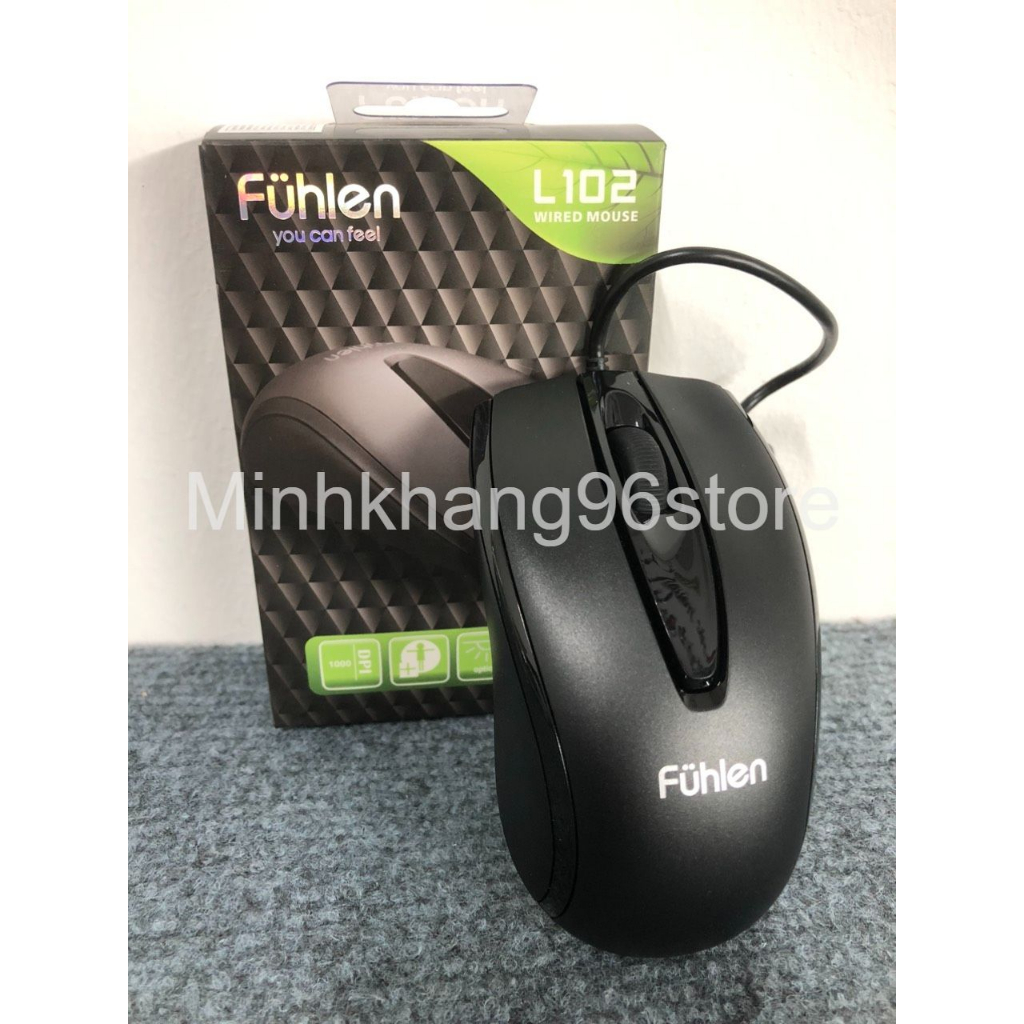 Chuột máy tính có dây Fuhlen L102 dành cho văn phòng chính hãng Fuhlen ...