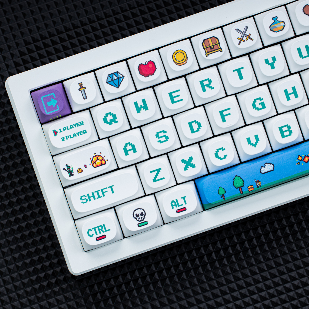 Keycap Pixel Wind Power | MA Pixel Wind Power Font Chữ Béo | Keycap ...