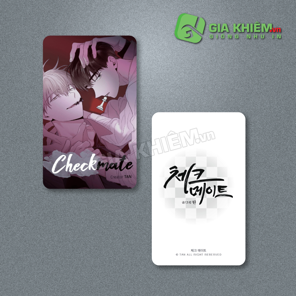 Card bo góc giấy truyện CHIẾU TƯỚNG - CHECKMATE (Part 1) | Shopee Việt Nam