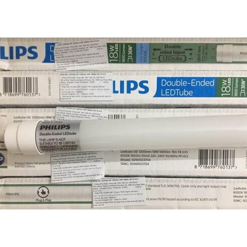 Bóng đèn Led tuýp Philips LEDtube DE 1200mm 18W 740 T8 | Shopee Việt Nam