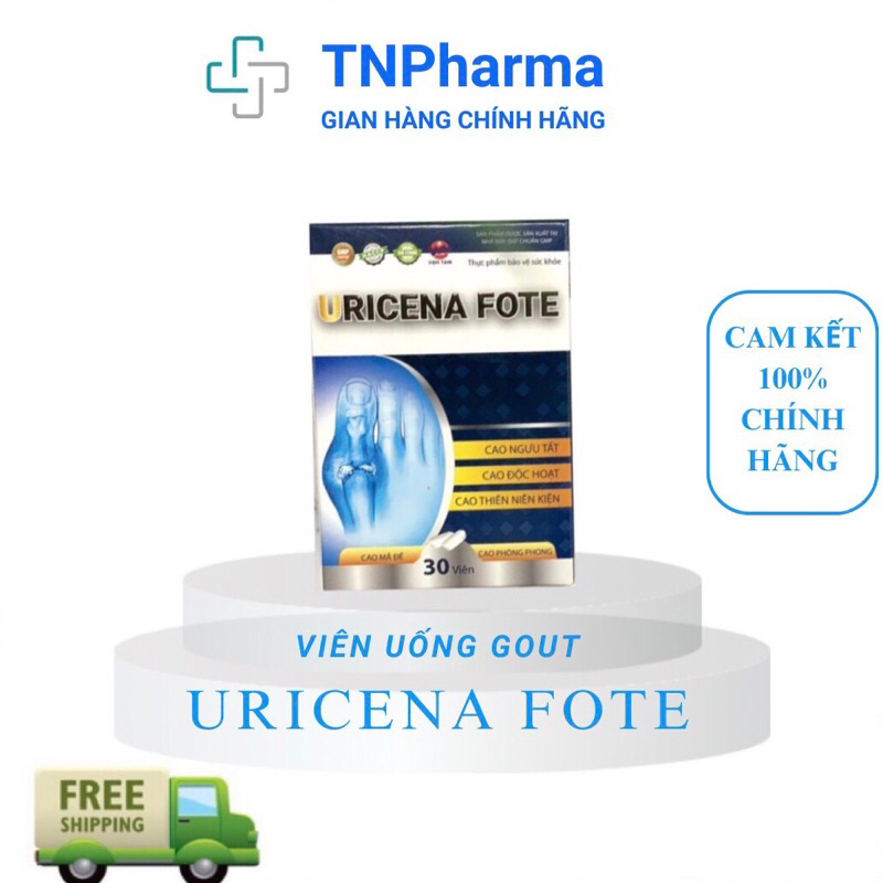 Uricena Forte Gout - Gút - giảm acid uric, giảm đau nhức, sưng viêm do ...