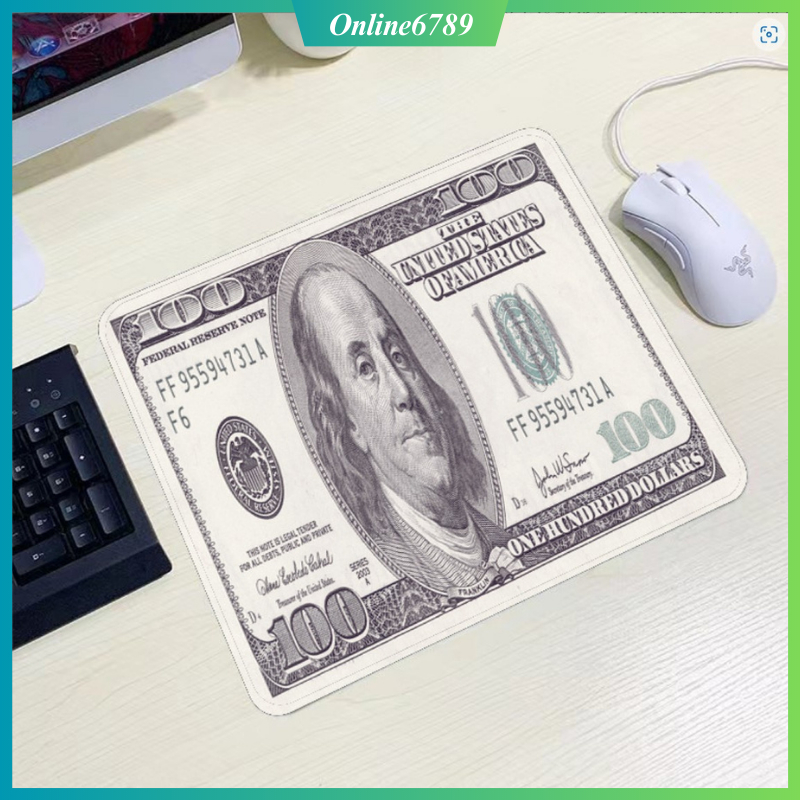 Lót chuột hình dolla 21x26 pad chuột chất liệu vải bền, đáy cao su siêu ...