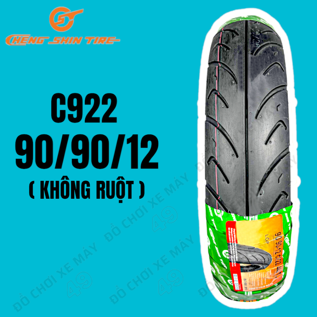 Vỏ Lốp Xe Máy ChengShin 90/90/12 C922 TL ( Không Ruột ) | Shopee Việt Nam