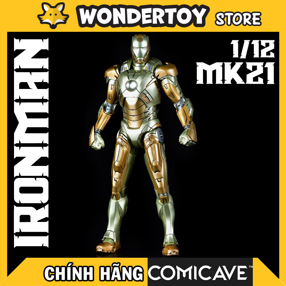 Mô Hình Chính Hãng Comicave Marvel Iron Man Mark 21 MK21 Midas Die-Cast ...