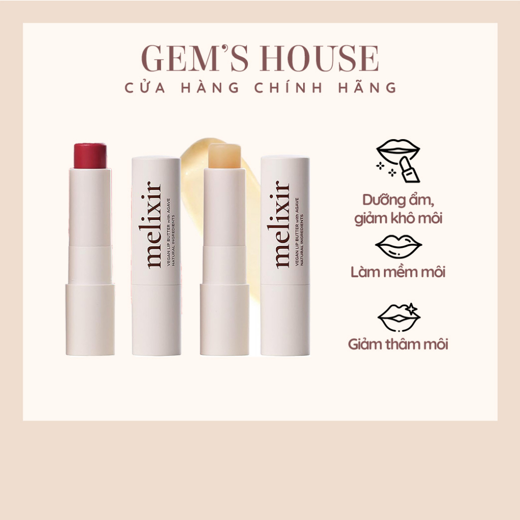 Son Dưỡng Melixir Vegan Lip Butter 3.9g | Shopee Việt Nam