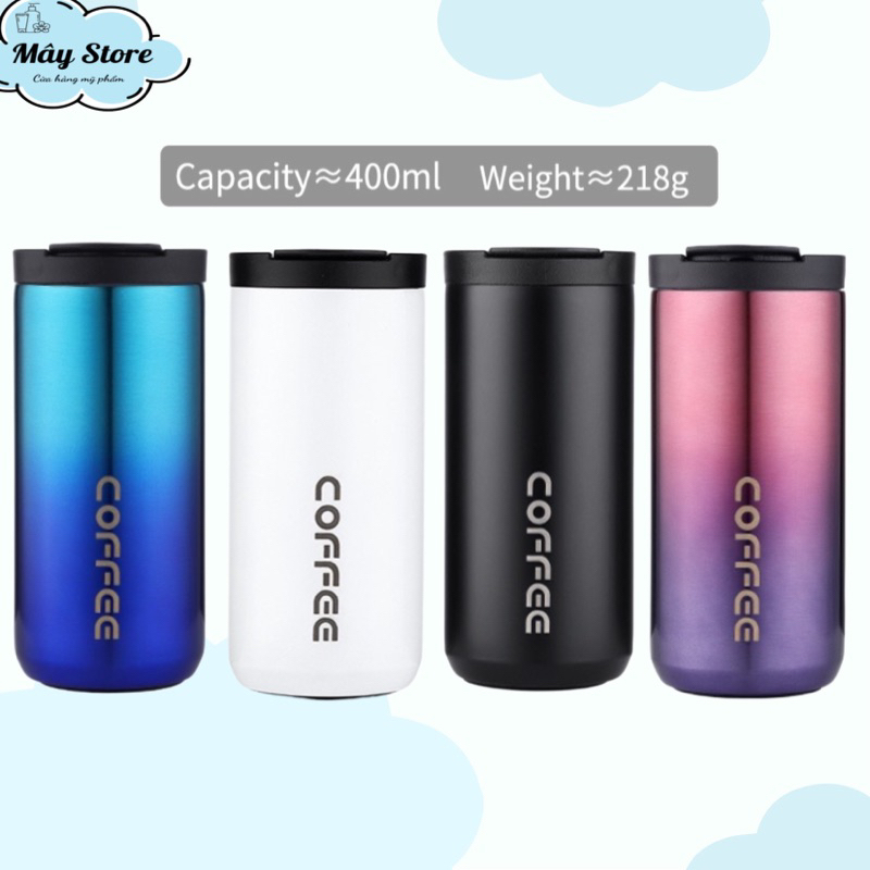 Ly giữ nhiệt Coffee cao cấp Inox 304 (400ml) | Shopee Việt Nam