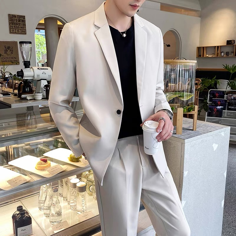 Áo khoác Blazer nam form rộng hàn quốc thiết kế có đệm vai , áo vest ...