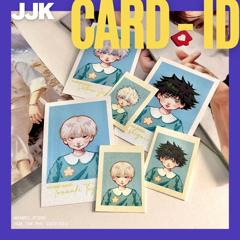 [CÓ SẴN]SET ẢNH THẺ VÀ ID CARD JUJUTSUKAISEN ARTIST | Shopee Việt Nam