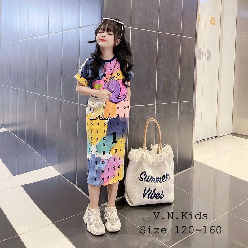 Váy loang số chú Voi đáng iu cho Bé size đại 18kg-43kg | Shopee Việt Nam