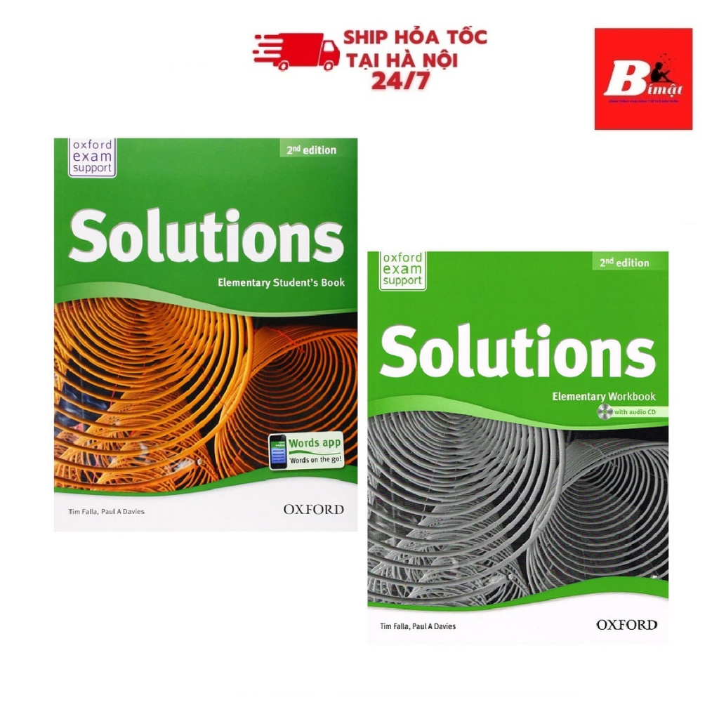 Sách - Trọn Bộ 2 cuốn Tiếng Anh - Solutions Elementary - 2nd Edition ...