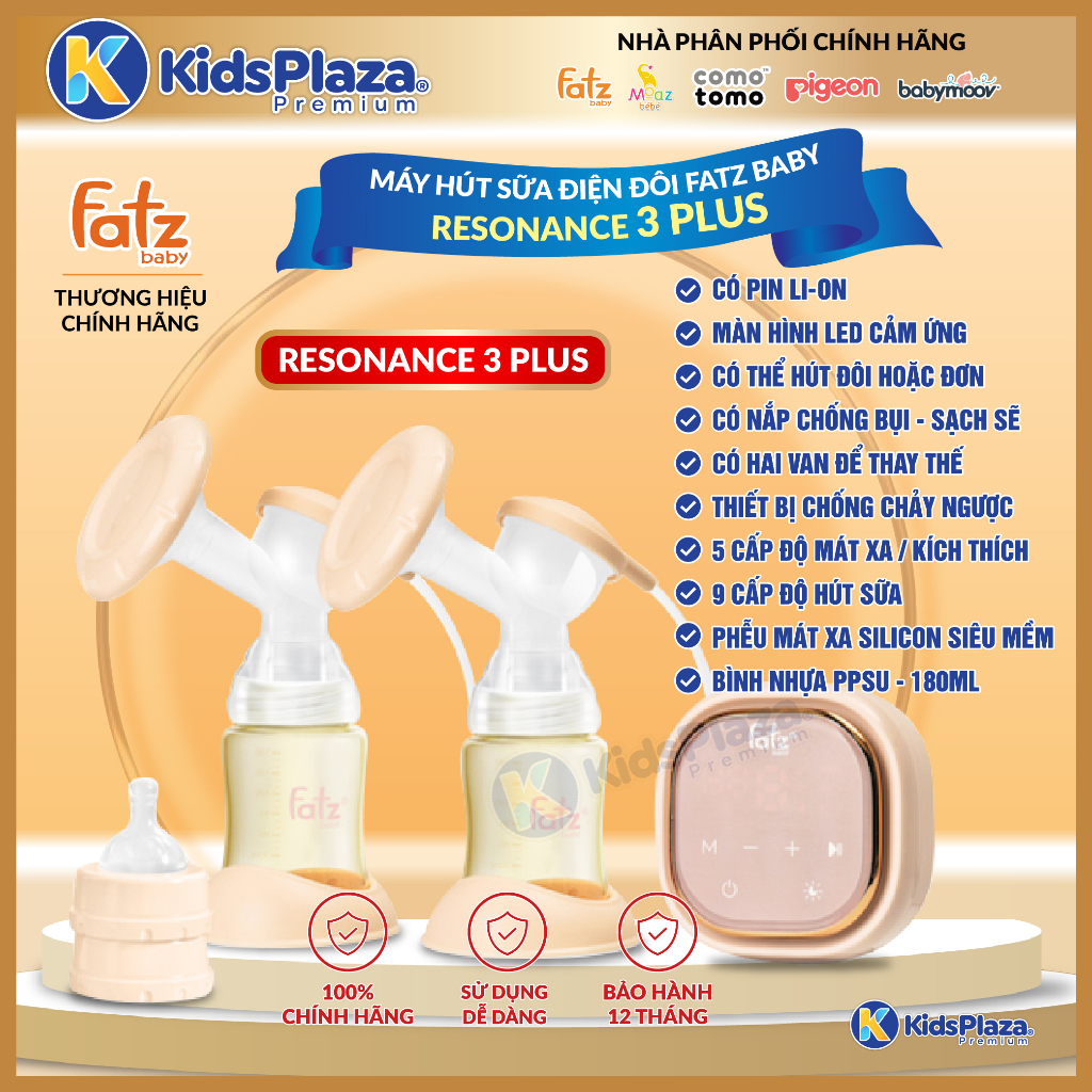Máy Hút Sữa Điện Đôi FATZ BABY RESONANCE 3 / 3plus / 5 - BẢO HÀNH 12 THÁNG CHÍNH HÃNG | Shopee ...