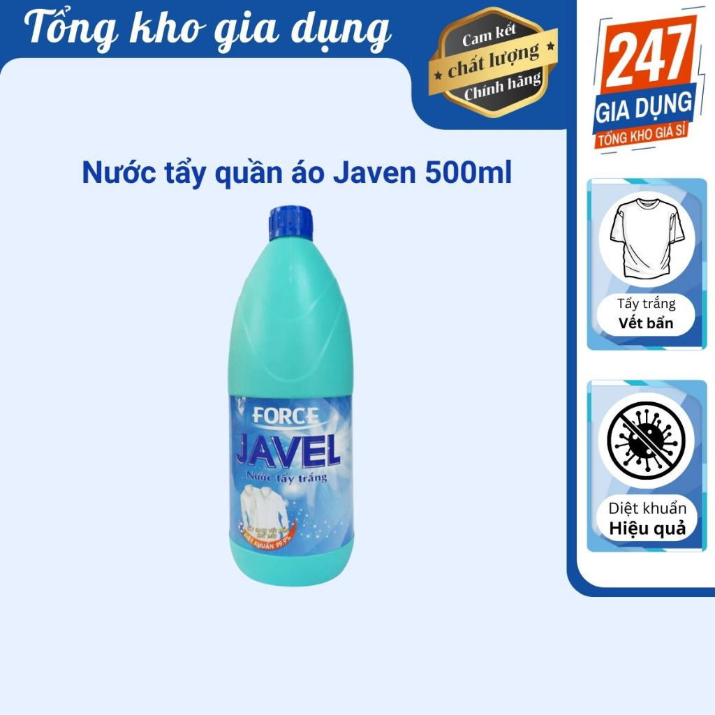 Nước tẩy quần áo Javen 500ml/1000ml | Shopee Việt Nam