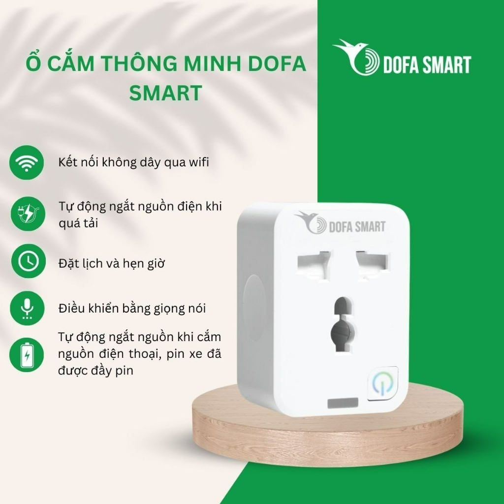 Ổ cắm thông minh wifi DOFA SMART | Shopee Việt Nam