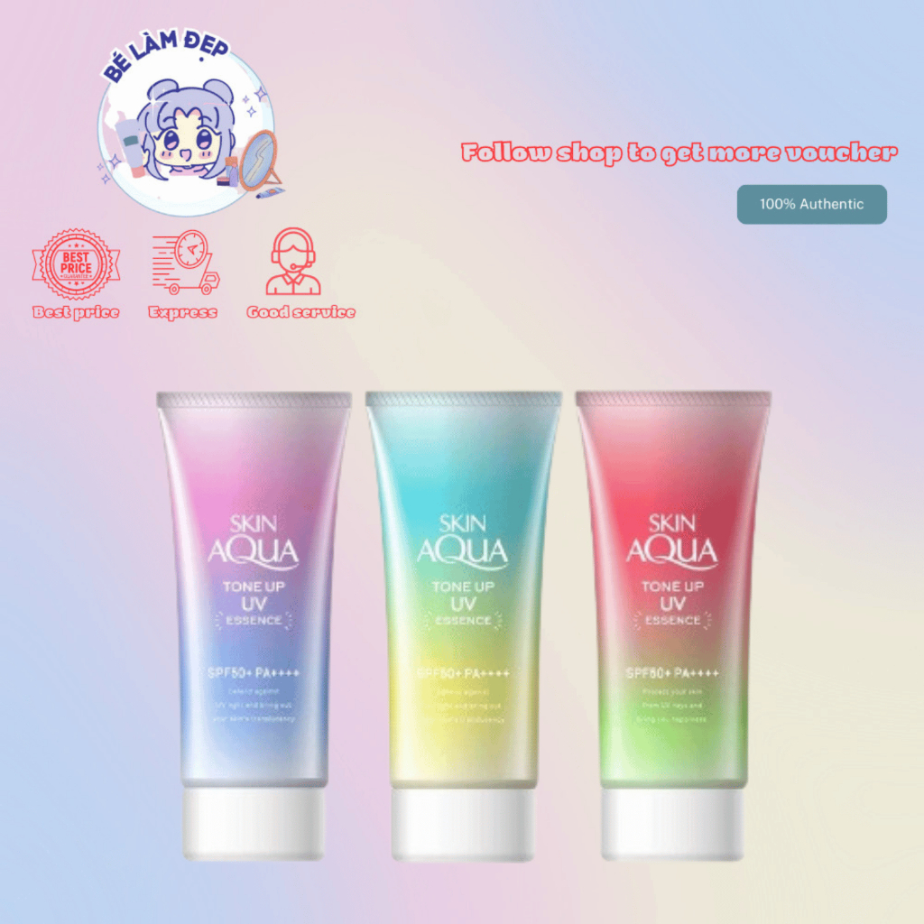 Kem Chống Nắng Sunplay Skin Aqua Tone Up UV Essence SPF 50+ Nhật Bản - 80Gram | Shopee Việt Nam