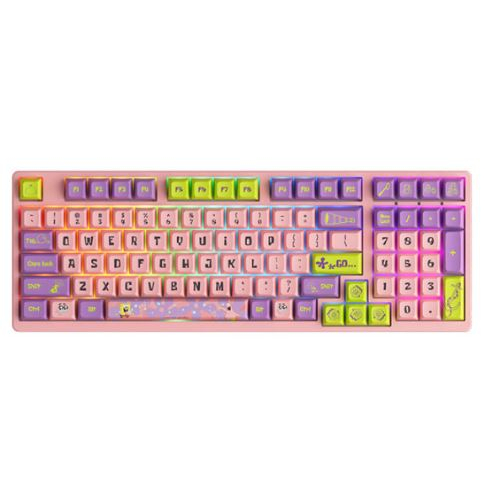 Bàn phím cơ AKKO 3098S Patrick Akko CS Starfish switch (Akko CS Starfish switch/ Pink/ LED RGB ...