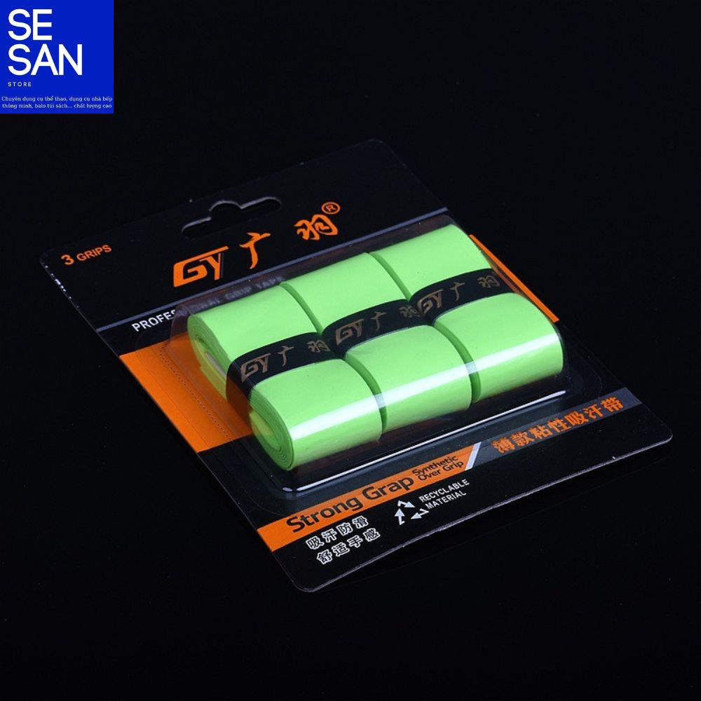 Quấn Cán Vợt Cầu Lông Và Vợt Tennis GY 3miếng/ 1 vỉ GY109 Sesan S010 | Shopee Việt Nam