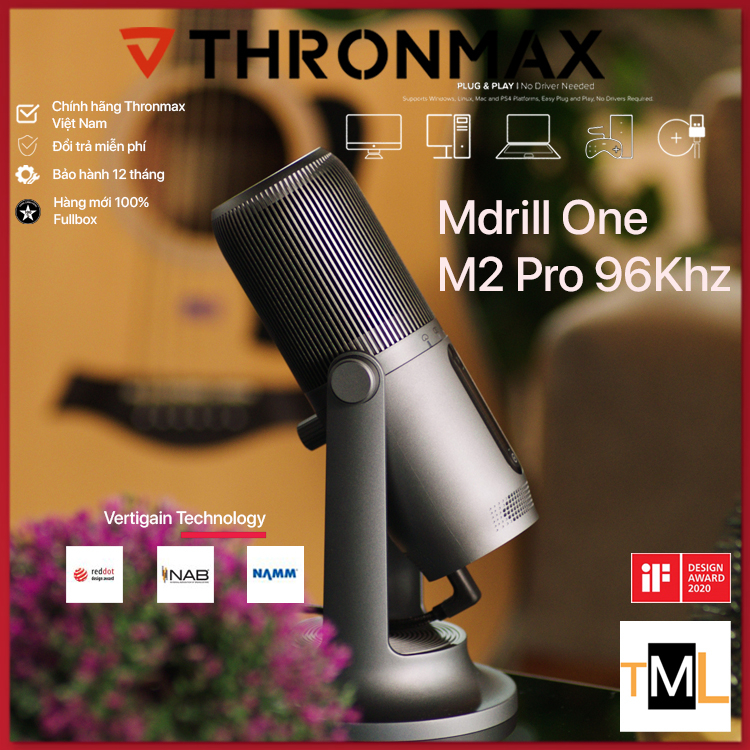 Micro thu âm Thronmax Mdrill One M2 Pro M2P 96Khz - Microphone Chính ...