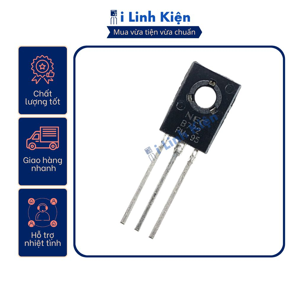 B772 Transistor 2SB772 NPN 3A 40V TO-126 chính hãng chất lượng cao ...