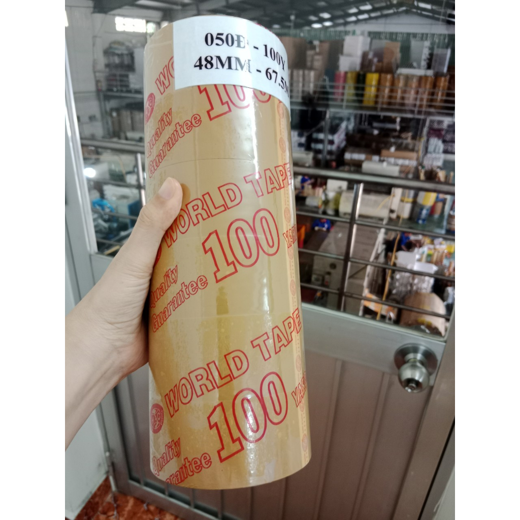 Băng keo dán thùng ( 48mm x 100Y ) - 1 Cây 6 cuộn | Shopee Việt Nam