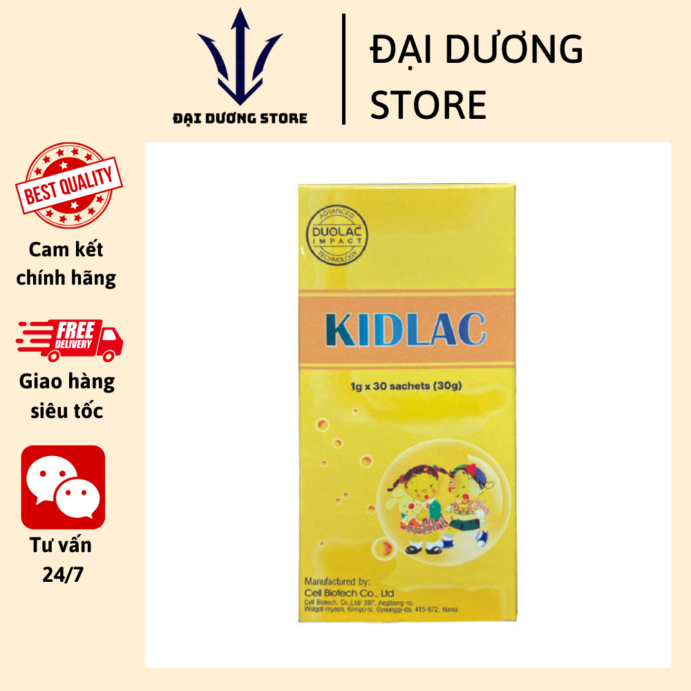 Men Vi Sinh Hỗ Trợ Tiêu Hóa Cho Trẻ KIDLAC ( Hộp 30 gói ) | Shopee Việt Nam