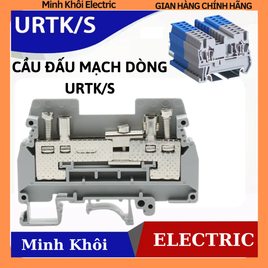 Cầu đấu mạch dòng URTK/S,cầu đấu dây urtk, cầu đấu uk, terminal urtks ...