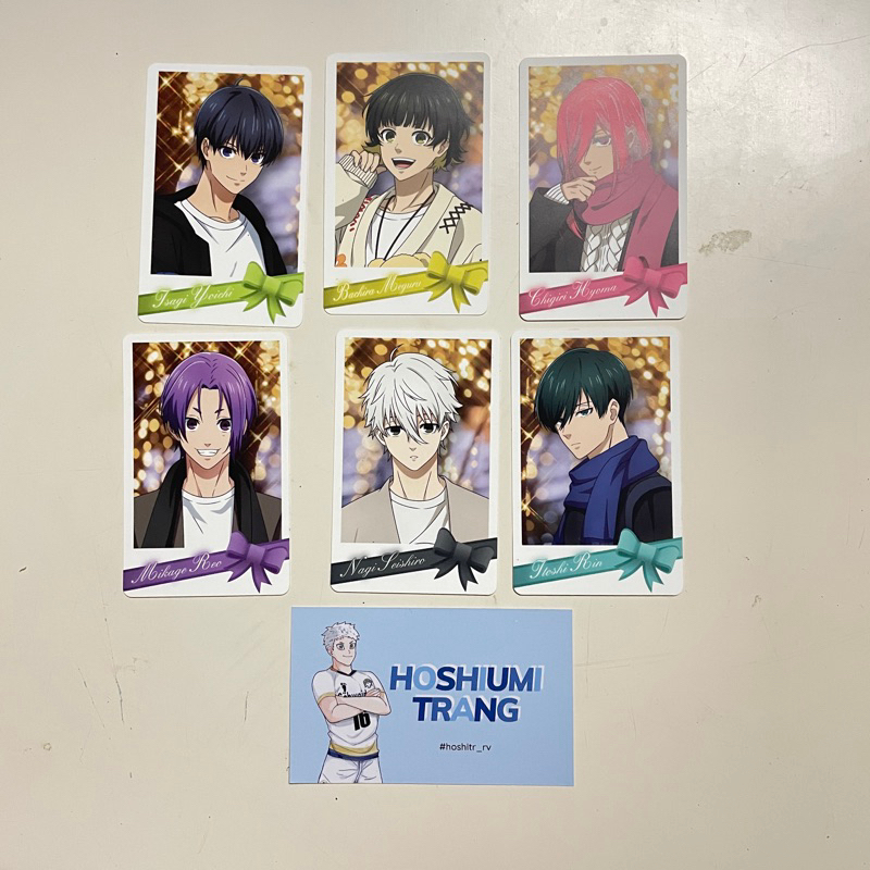 [HOSHI] Card Thẻ hình nhân vật Blue Lock ver xmas | Shopee Việt Nam