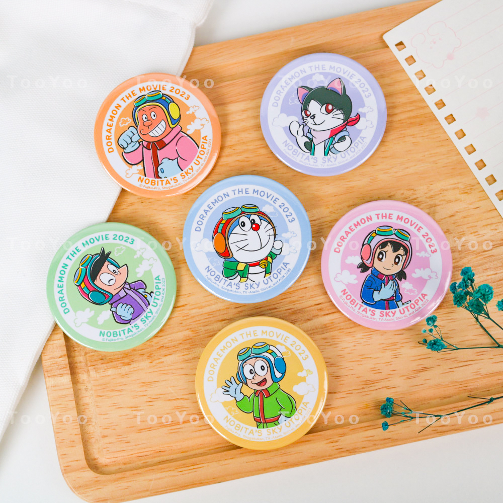Huy hiệu cài balo, Pin cài balo Doraemon Movie 2023 dễ thương cute ...