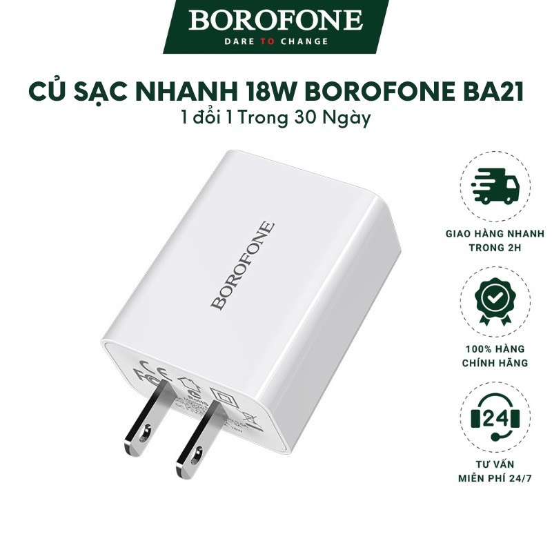 Củ Sạc Borofone BA21 18W | Shopee Việt Nam